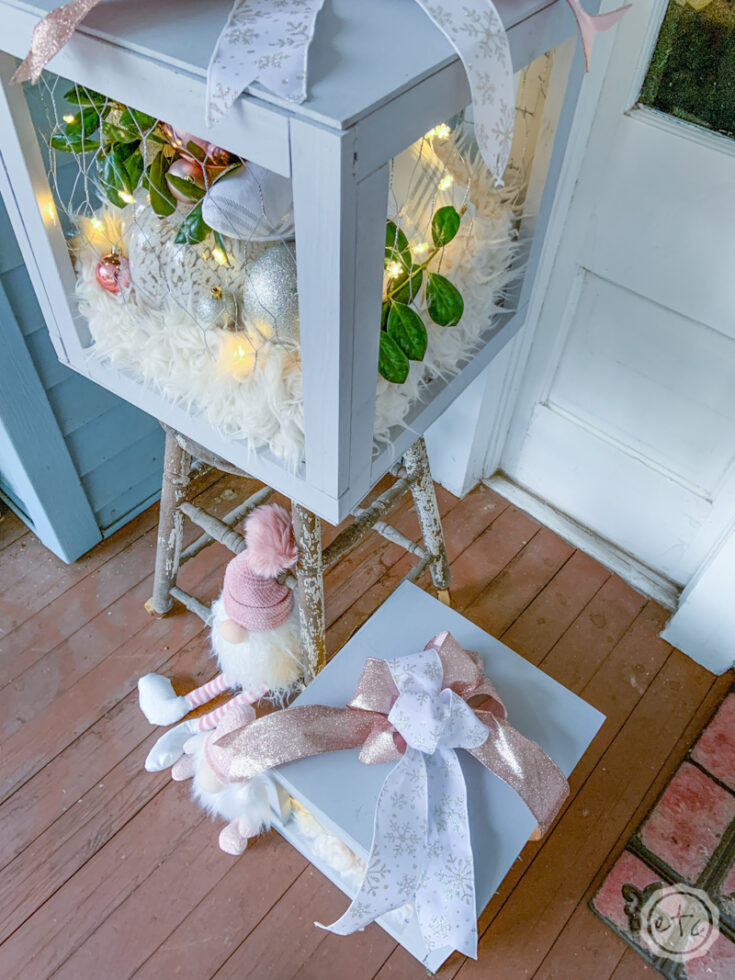DIY Large Christmas Present Boxes for your Porch - Happily Ever After, Etc.