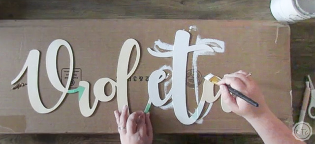 How to Cut Large Name Signs (with your Cricut) - Happily Ever After, Etc.