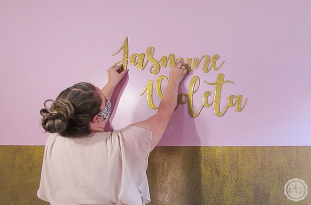 How to Cut Large Name Signs (with your Cricut) - Happily Ever After, Etc.
