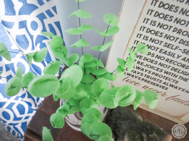 How to Make Easy Felt Eucalyptus - Happily Ever After, Etc.