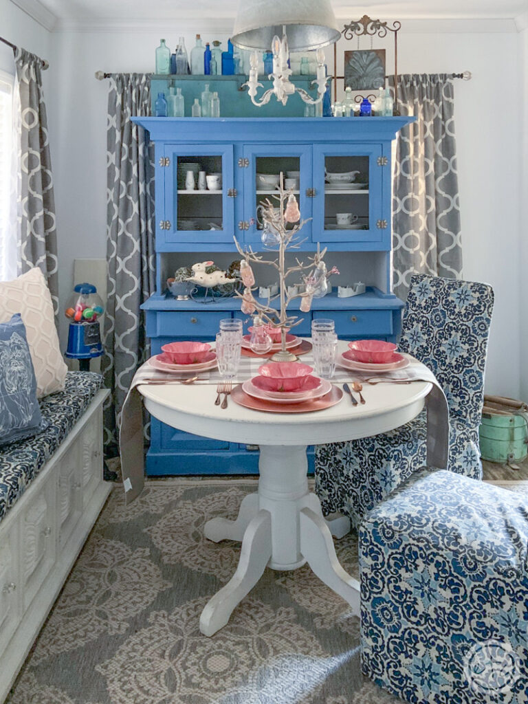 Spring Table Decor with Resin Centerpiece - Happily Ever After, Etc.
