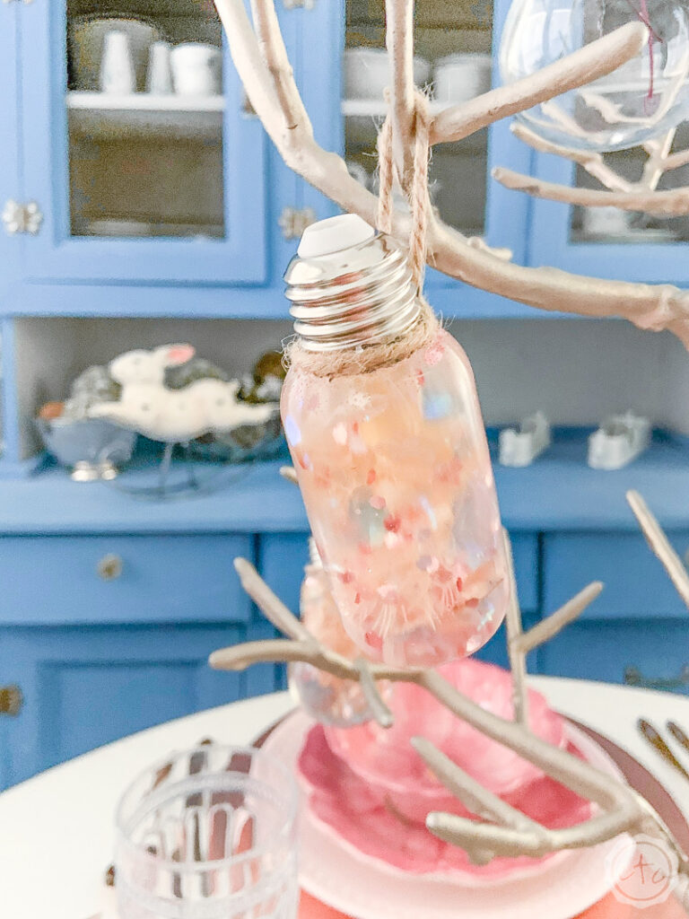 Spring Table Decor with Resin Centerpiece - Happily Ever After, Etc.