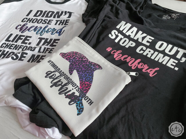 DIY Chenford T-Shirts with your Cricut (with FREE SVG's) - Happily Ever ...