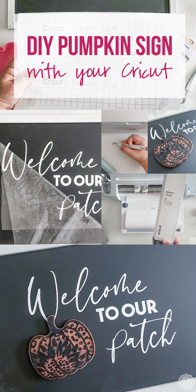 Easy DIY Pumpkin Sign with your Cricut - Happily Ever After, Etc.