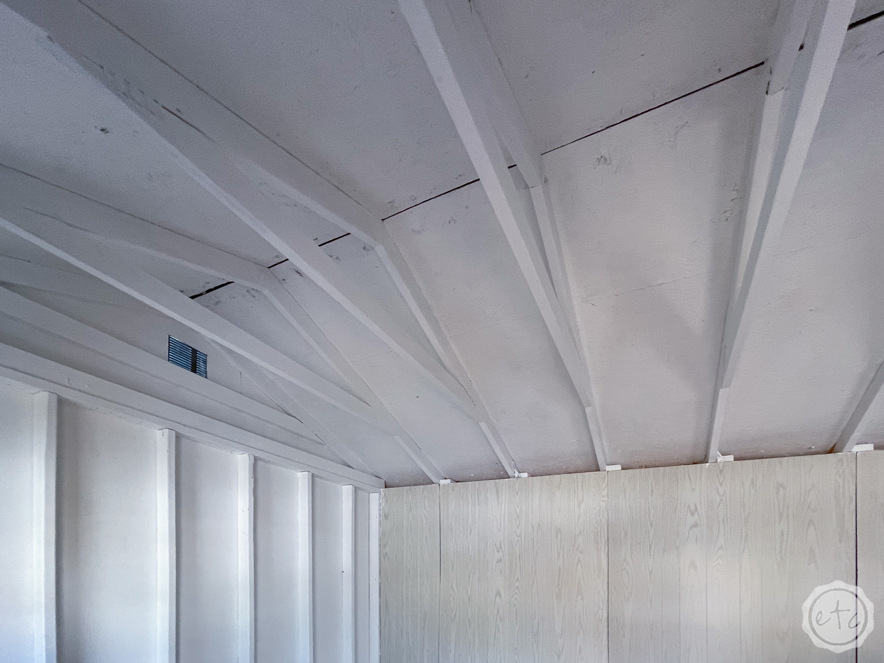 How to Paint the Interior of a Shed - Happily Ever After, Etc.