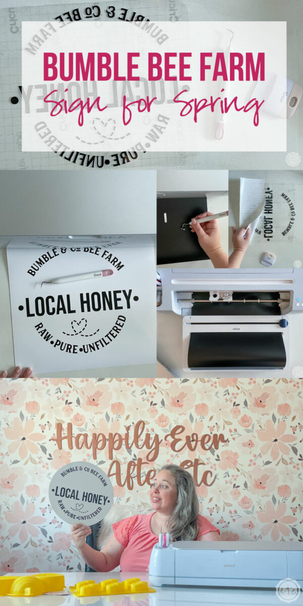 DIY Bumble Bee Farm Sign for Spring - Happily Ever After, Etc.